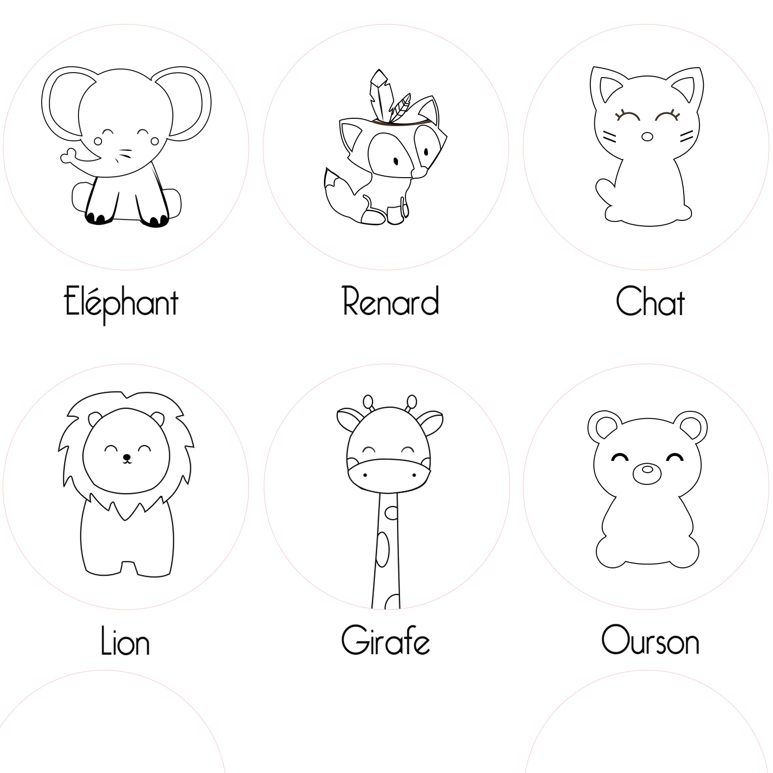 Biscuits à colorier pour animer un goûter d'anniversaire, de baptême...